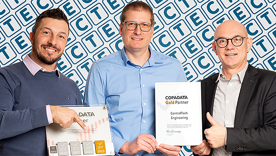 CTE first Swiss COPA-DATA Gold Partner